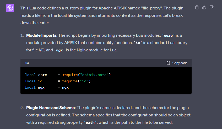 Custom Plugin Development For APISIX With Lua And ChatGPT - API7.ai